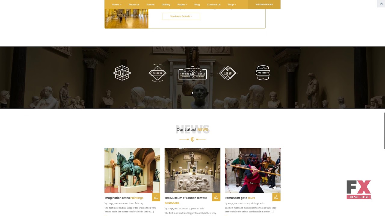 Max Museum - WordPress Theme for Museums WordPress Theme TMT | Free D - YouTube