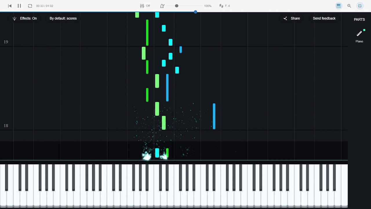 Bach Polonaise RETROGRADE INVERSION with piano visualizer - YouTube