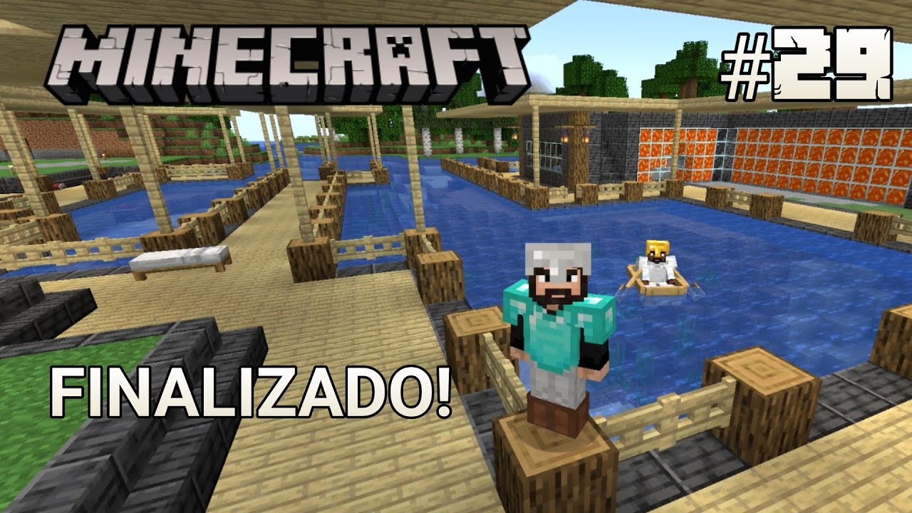 TERMINAMOS O PORTO! - MINECRAFT #29 ft PIRES - YouTube