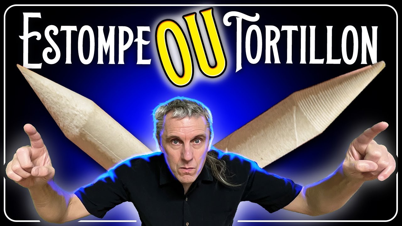 ESTOMPE OU TORTILLON ? (ART CLASSE - PEINDRE AVEC LO) - YouTube
