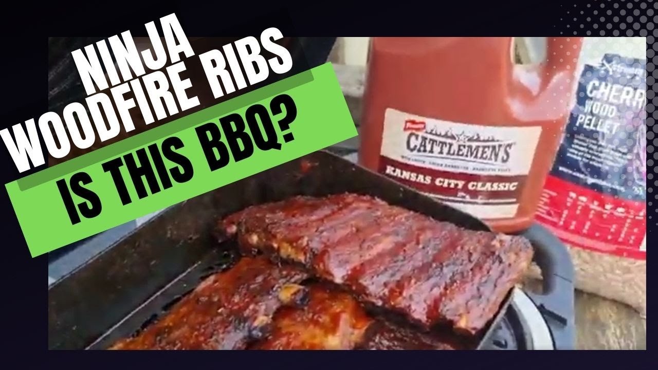 Ninja wood fired outdoor grill ribs.. is this bbq? - YouTube