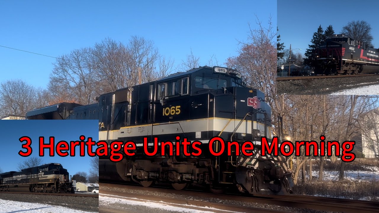 3 heritage units In One morning, and friendly crews - YouTube
