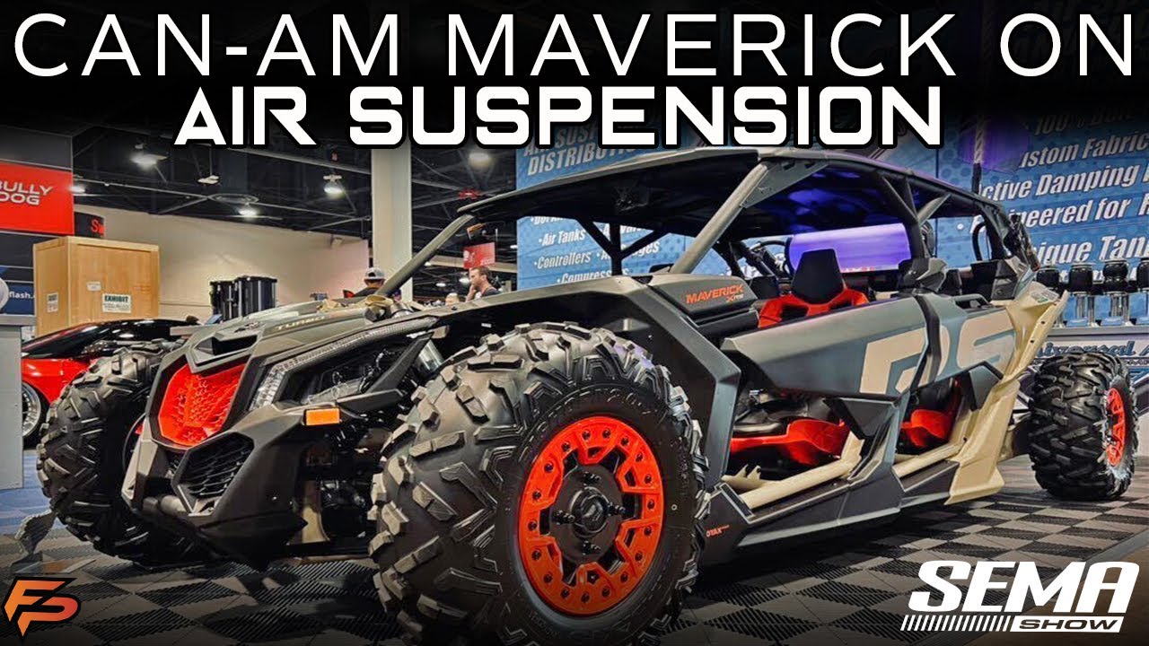 Can-Am Maverick X3 on Air Suspension I SEMA 2021 I Function Powersports - YouTube