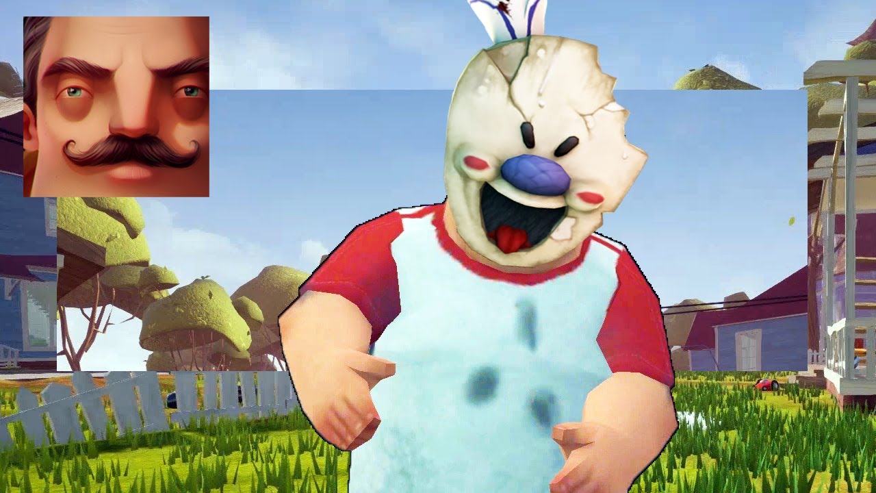 Hello Neighbor - My New Neighbor Chump Plubby ROD Act 2 Trampoline ...