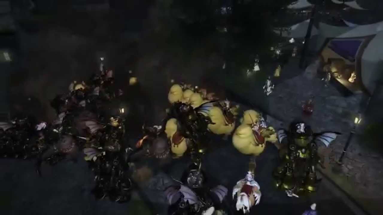FLASH MOB auf Server Shiva | FINAL FANTASY XIV: A Realm Reborn - YouTube
