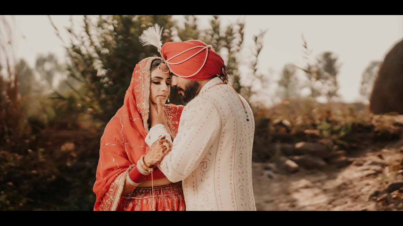 Best Wedding Highlights 2024 | Anmol & Ajit | 4K | LOVE STORY | BAJWA ...