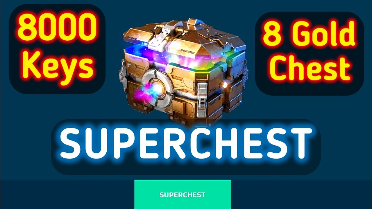War Robots. 8000 Keys + SUPER-CHEST. 2 Special Gold Chest Prizes. - YouTube