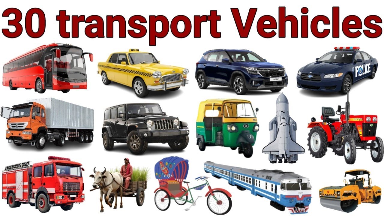 Transportation vehicles for preschoolers | Song about for preschool ...
