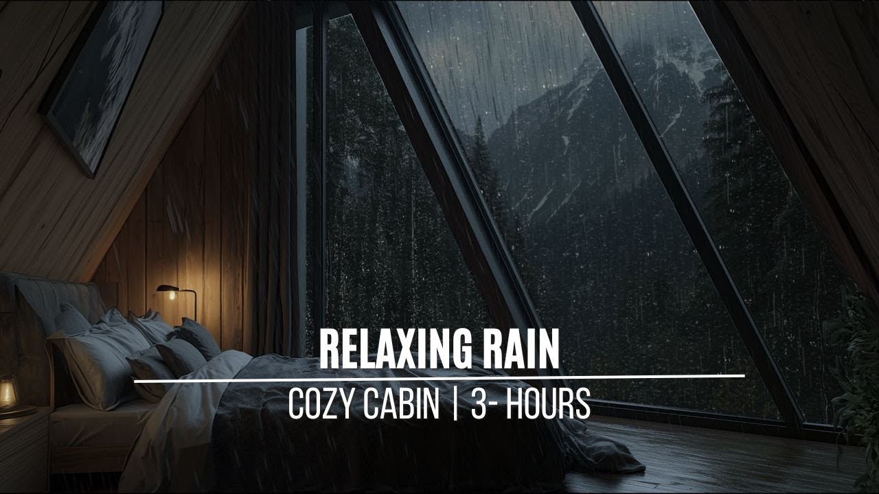 Relaxing RAIN and Cozy Ambience to Stop Sleepless Nights, No Music Rain ...