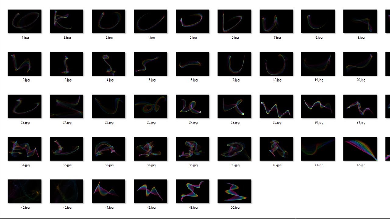 ទាញយក 50 Rainbow Light Waves Photo Overlays |Photoshop - YouTube