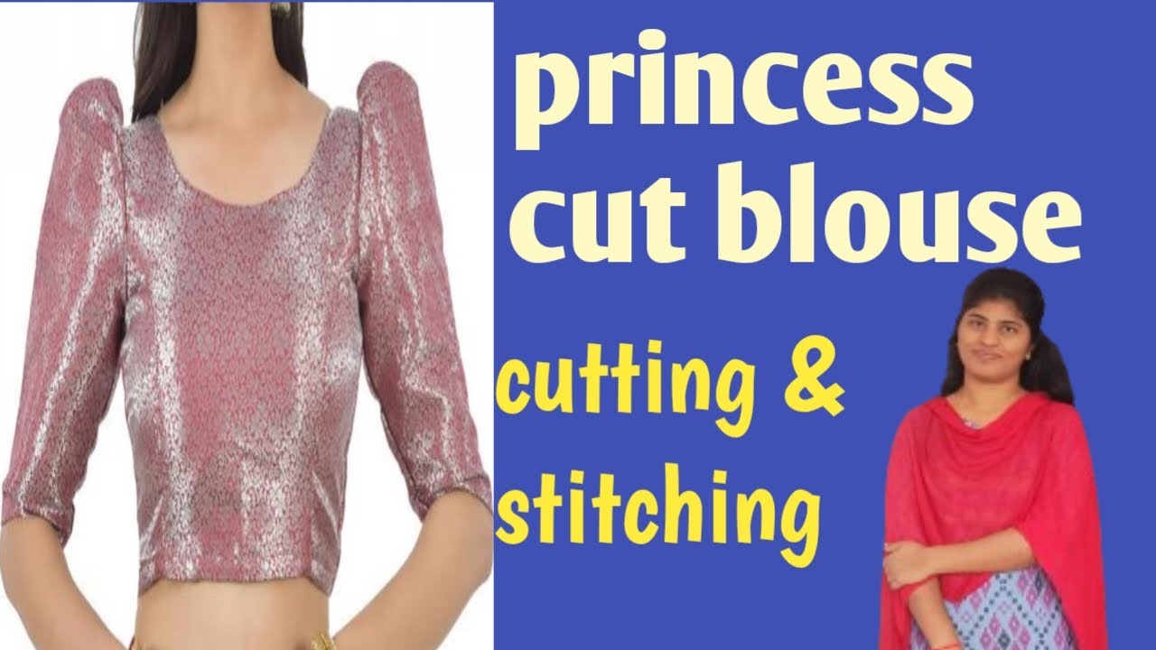 Body కొలతలతో perfect blouse 👌how to sew princess cut blouse with back ...