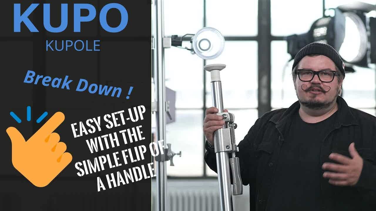 Kupo KUPOLE - all with the simple flip of a handle - YouTube