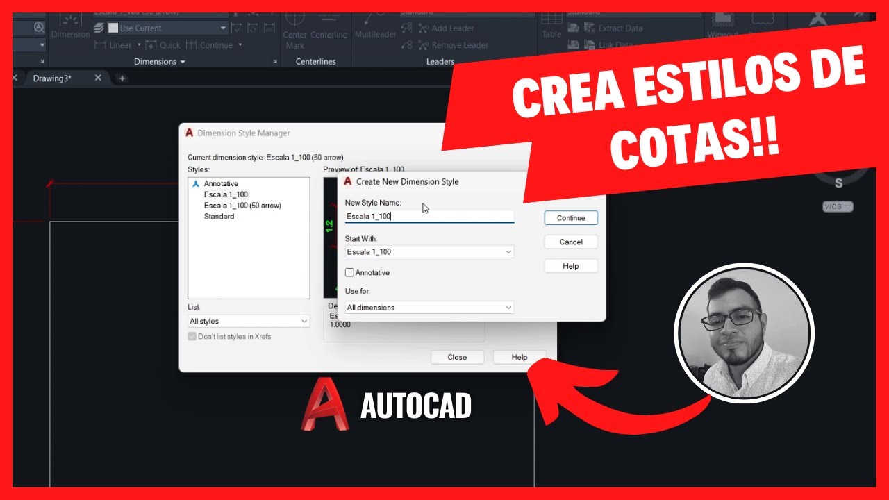 Personaliza tus Cotas en AutoCAD: Crea tu Propio Estilo de Acotación - YouTube