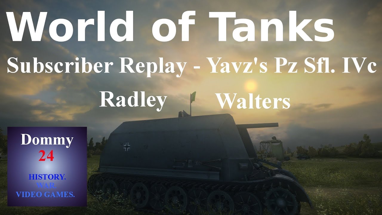 Radley Walters Medal Pz Sfl IVc | World of Tanks (WoT) - YouTube
