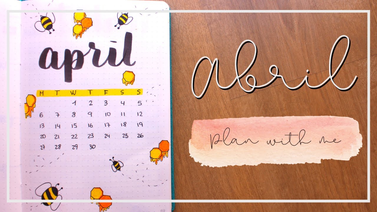 PLAN WITH ME | ABRIL 2020 | BULLET JOURNAL - YouTube