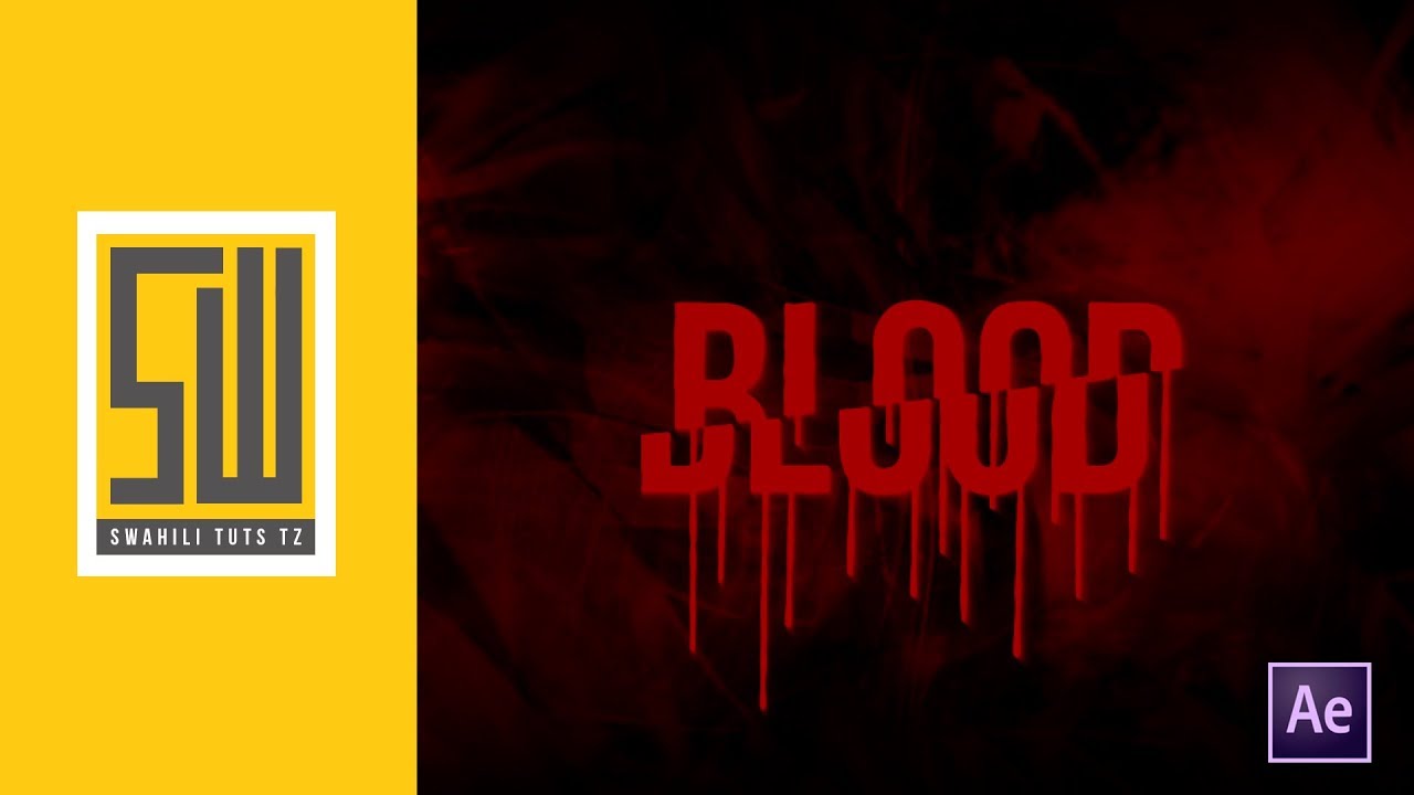 Blood Effect || After Effect Tutorial - YouTube
