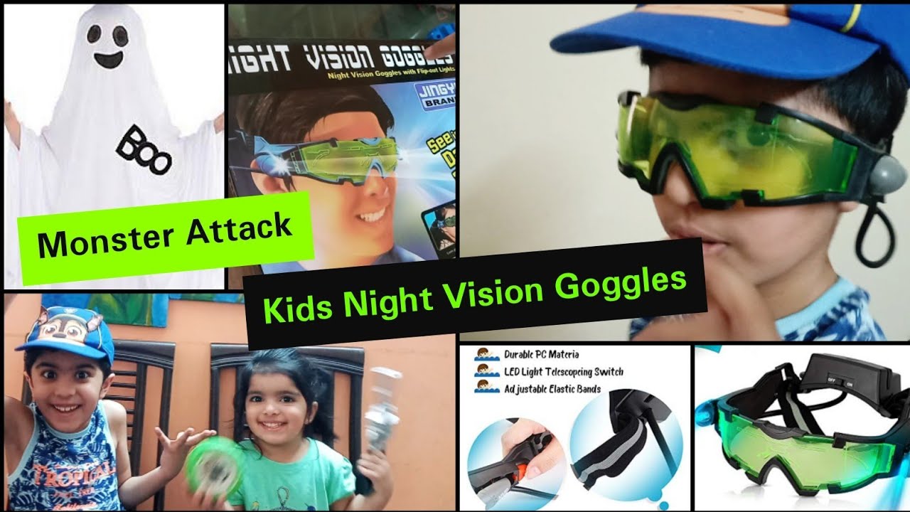 Night Vision Spy Goggles Unboxing | Mystery Toy Hunt | Monster Attack ...