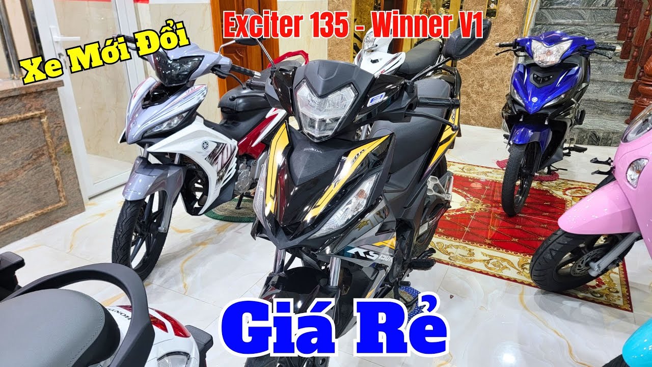 Khách Mua Moto Đổi Được Vài Xe Exciter 135 Và Winner V1 Xe Đẹp Giá Rẻ ...