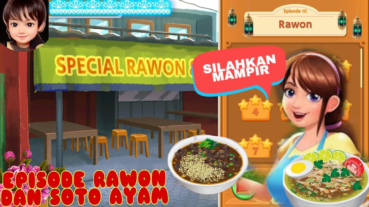 Game Permainan Kuliner Selera Nusantara | Chapter Rawon dan Soto Ayam ...
