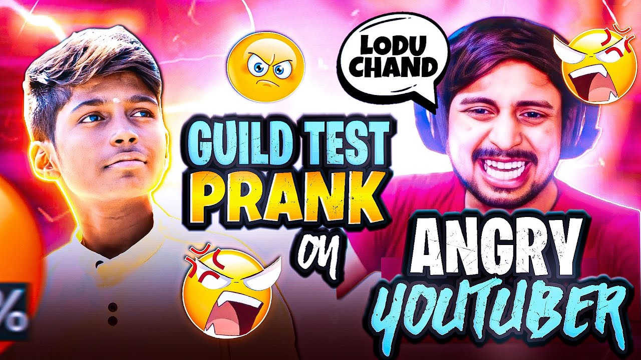 GUILD TEST PRANK ON ANGRY YOUTUBER🤯😂 PRANK GONE WRONG😳🤬 @NonstopGaming ...