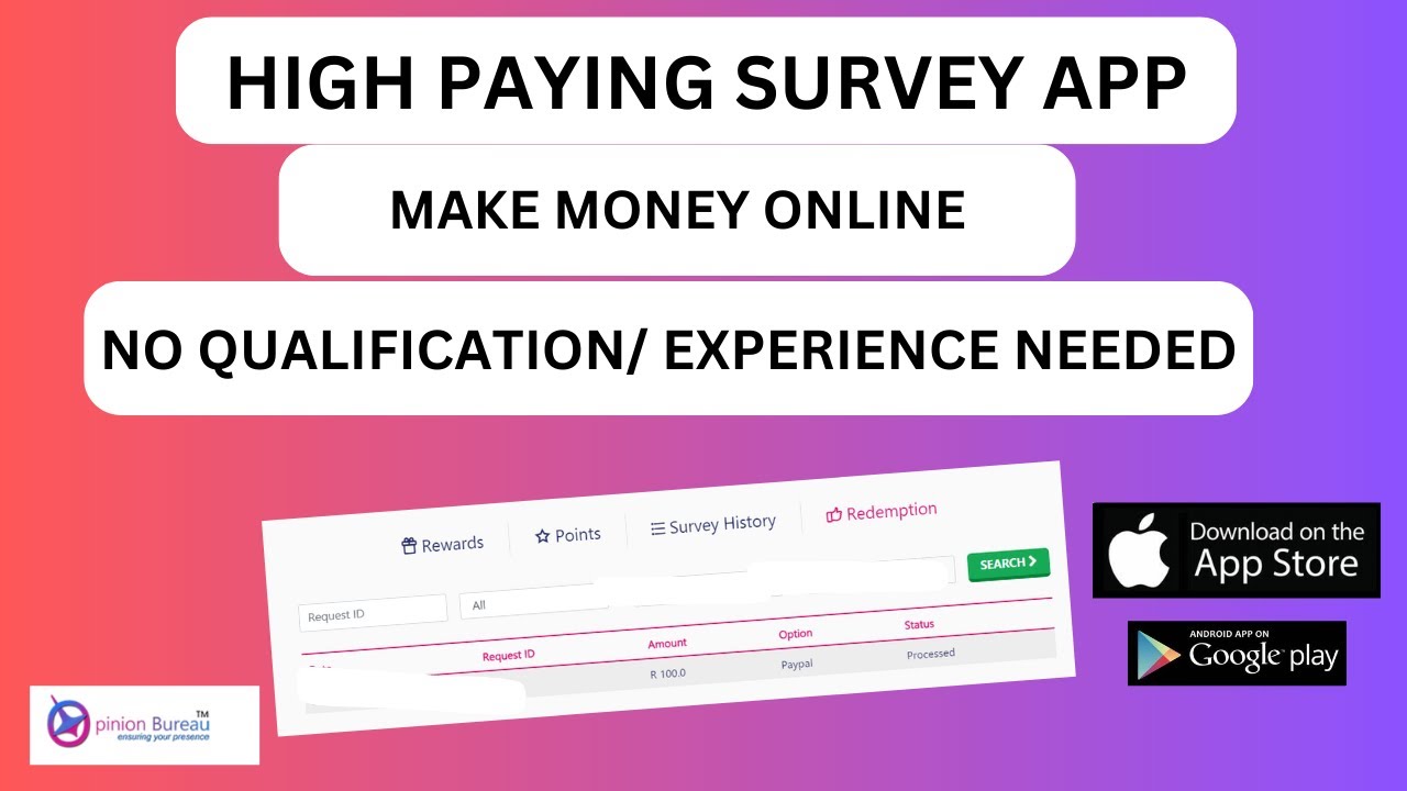High-paying survey app in South Africa&WORLDWIDE 🌍| How to make money ...