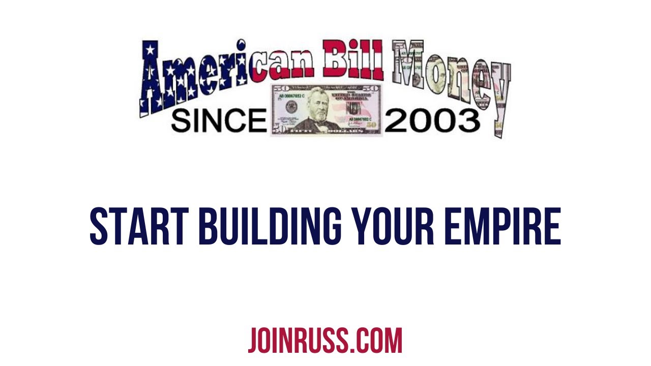 American Bill Money - Start Building Your Empire Now! - YouTube