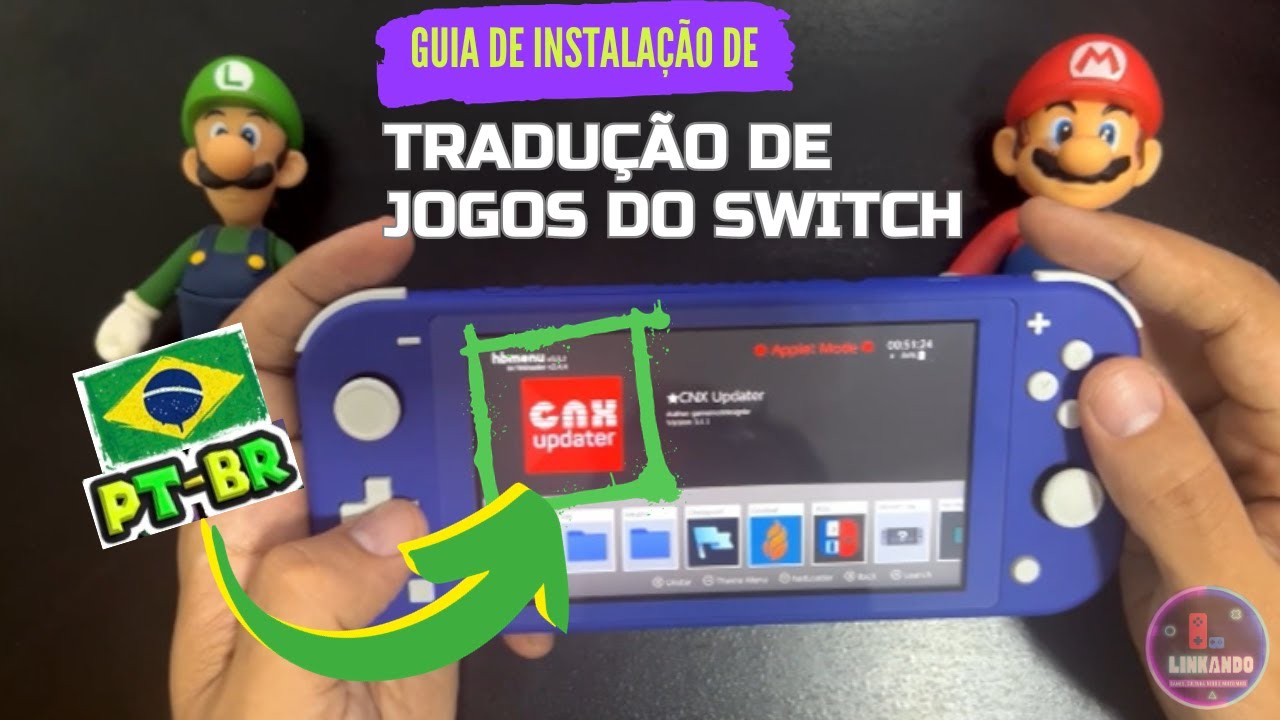 COMO INSTALAR A TRADUÇÃO DE JOGOS NO NINTENDO SWITCH! TUTORIAL ...