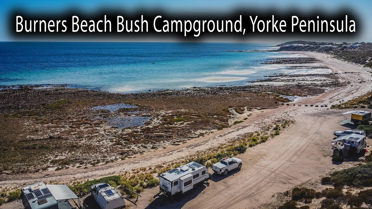 Burners Beach Campground Yorke Peninsula, Grey Nomads Caravanning ...