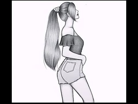 How To Draw a Beautiful Girl - Drawing easy || Pencil Sketch For ...