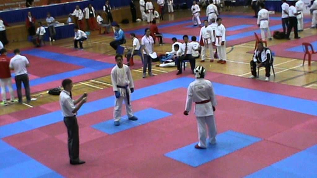 14th APSKF Singapore - Kumite Finals 70+ Kgs Japan Vs Australia ...