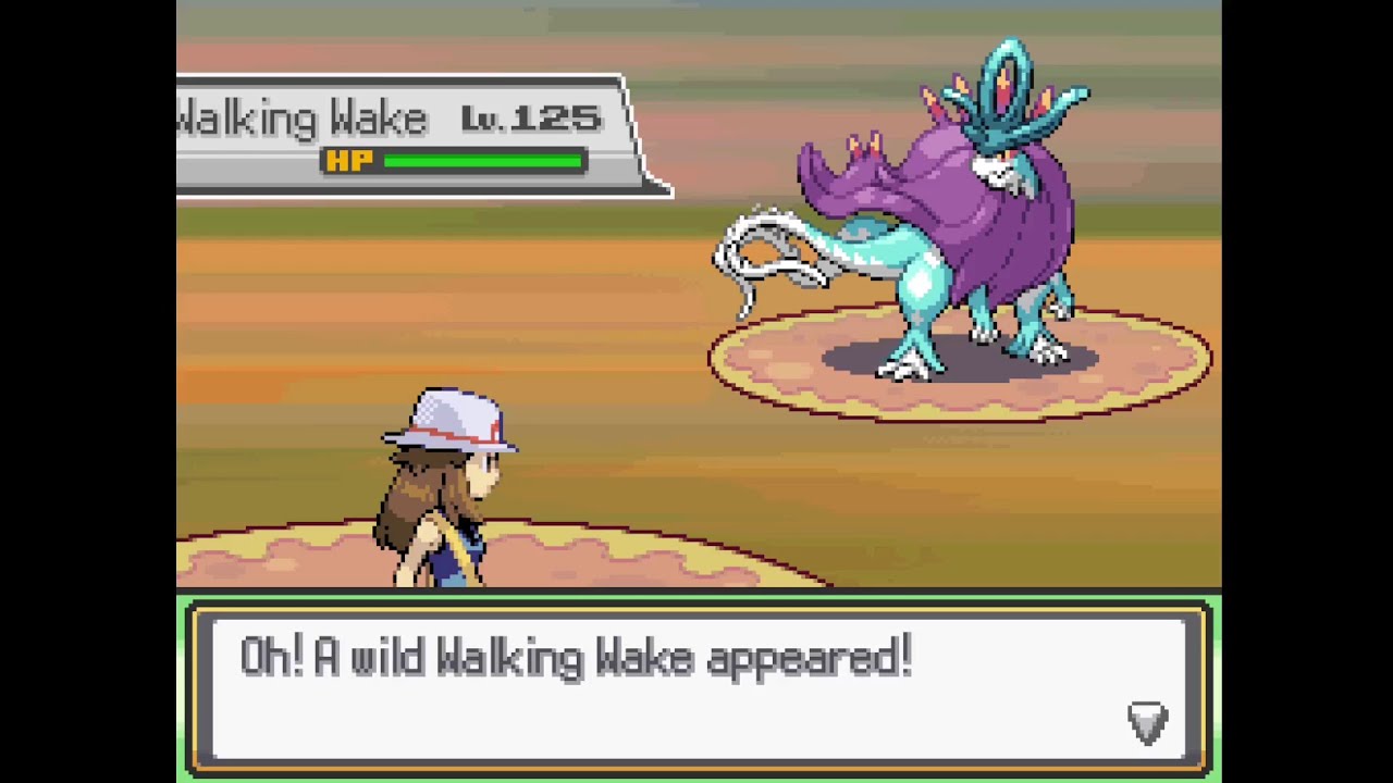 VS Walking Wake! | Pokemon Essentials (Gen 4) Style - YouTube