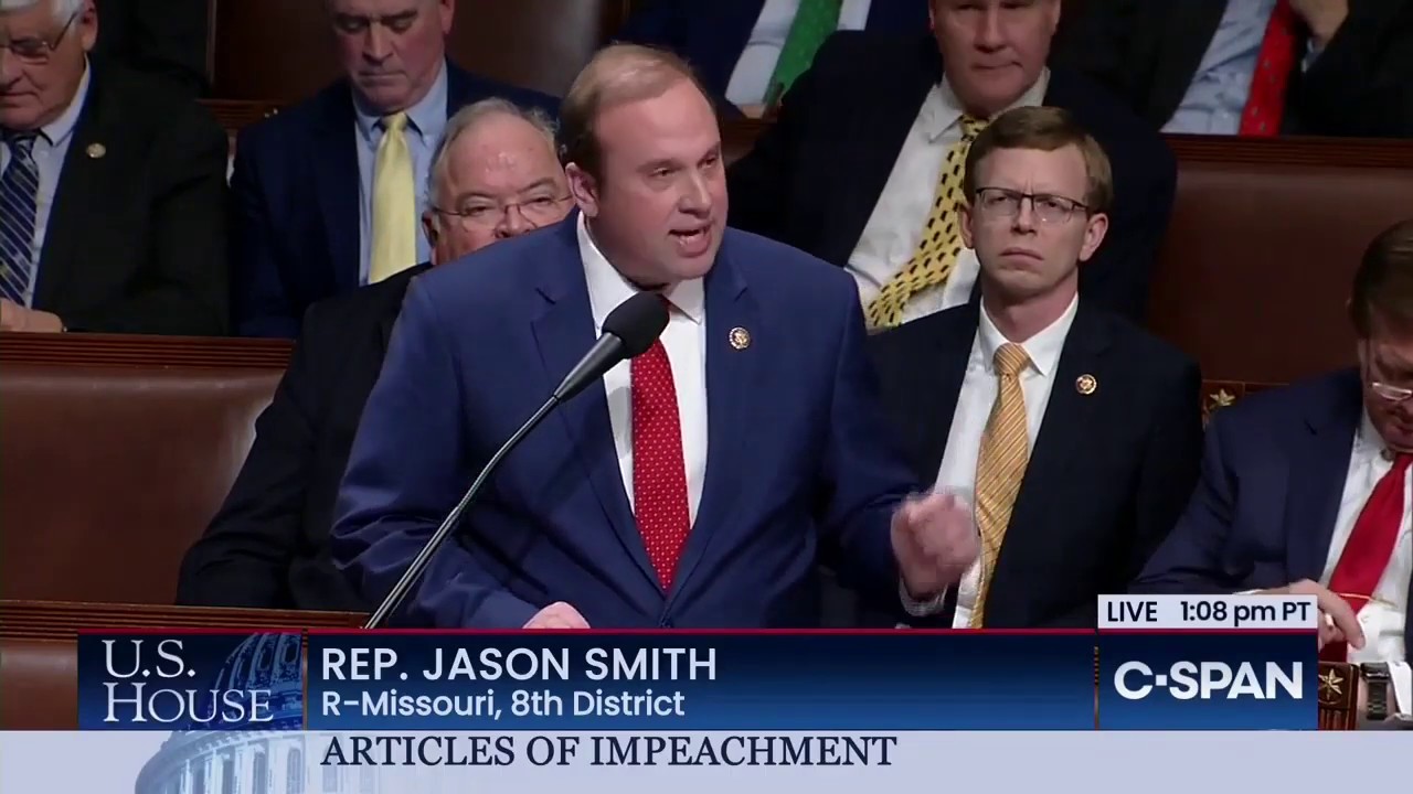 Rep. Jason Smith Blasts the Democrats' Impeachment Circus - YouTube