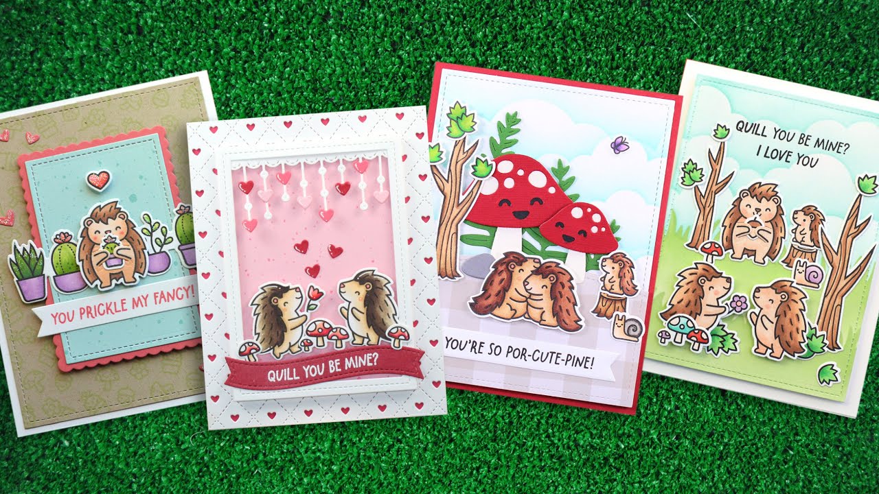 Intro to Porcu-pine for You, Porcu-pine for You Add-On & Little Heart Strings Border - YouTube