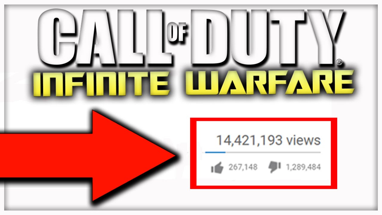 1 MILLION DISLIKES! (CALL OF DUTY: INFINITE WARFARE UPDATE!) - YouTube