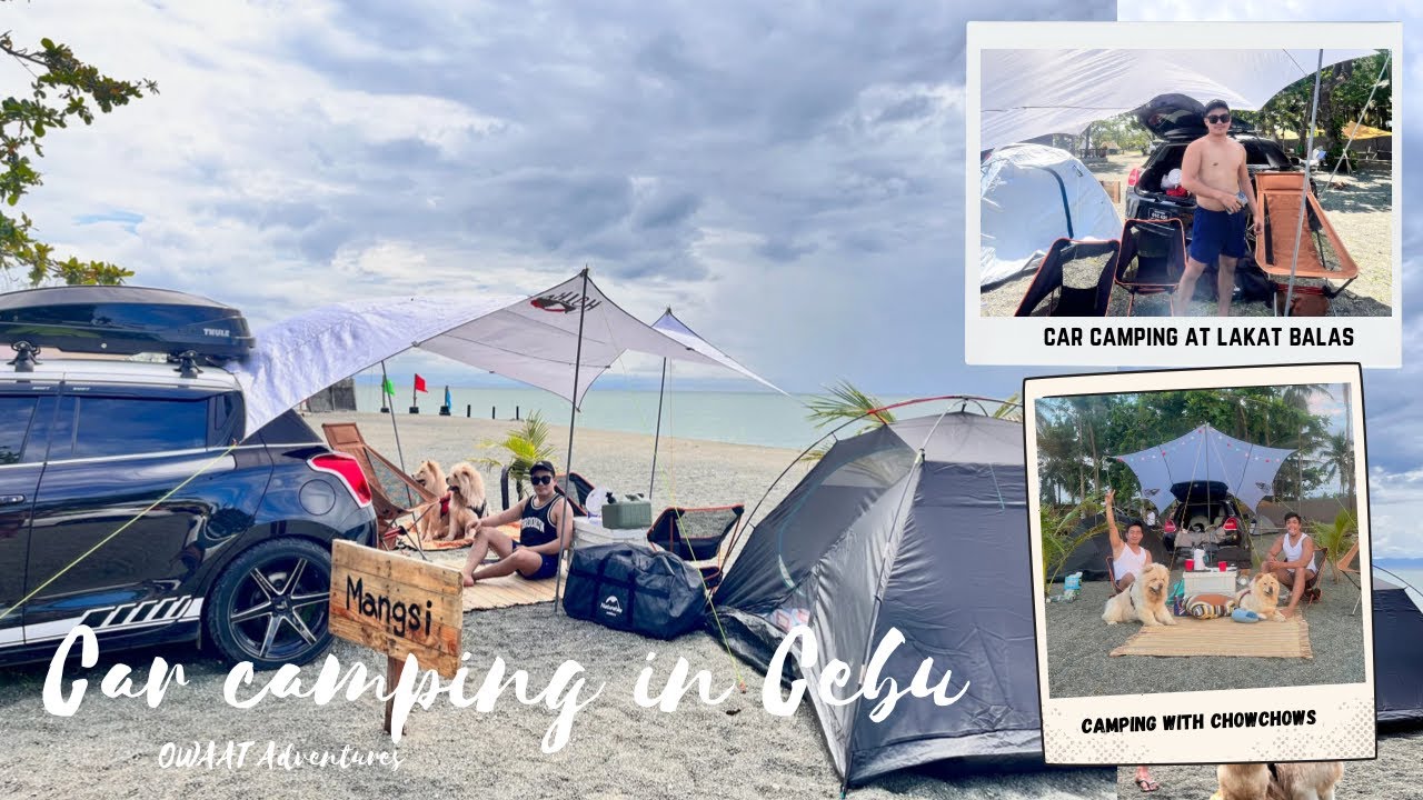 Car Camping with Chowchows | Lakat Balas | Cebu | Silent Vlog - YouTube