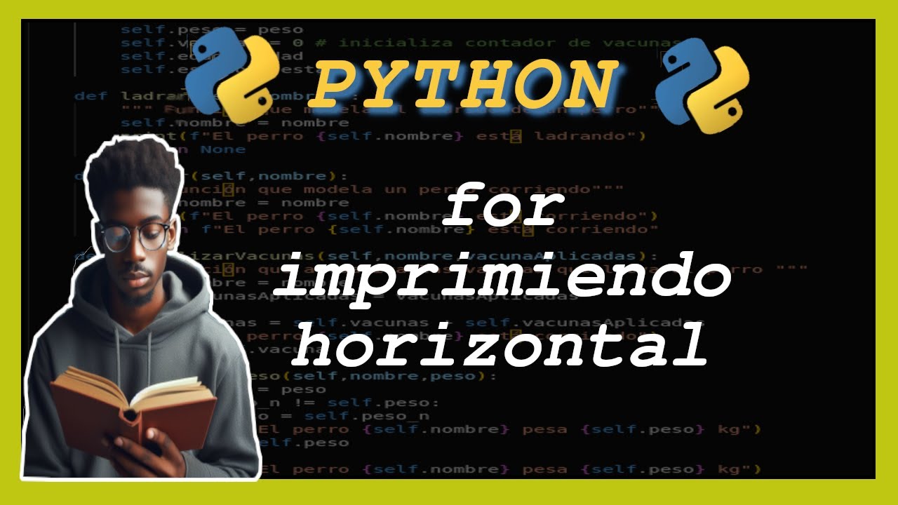 Pyrhon¿cómo Imprimir Horizontal Con El For Youtube