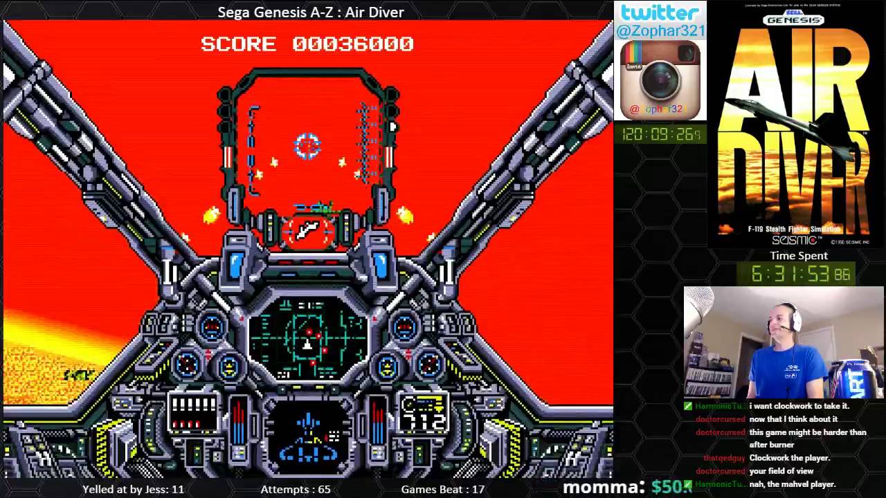 Sega Genesis A-Z : Air Diver (Journey to beat every Sega Genesis game ...