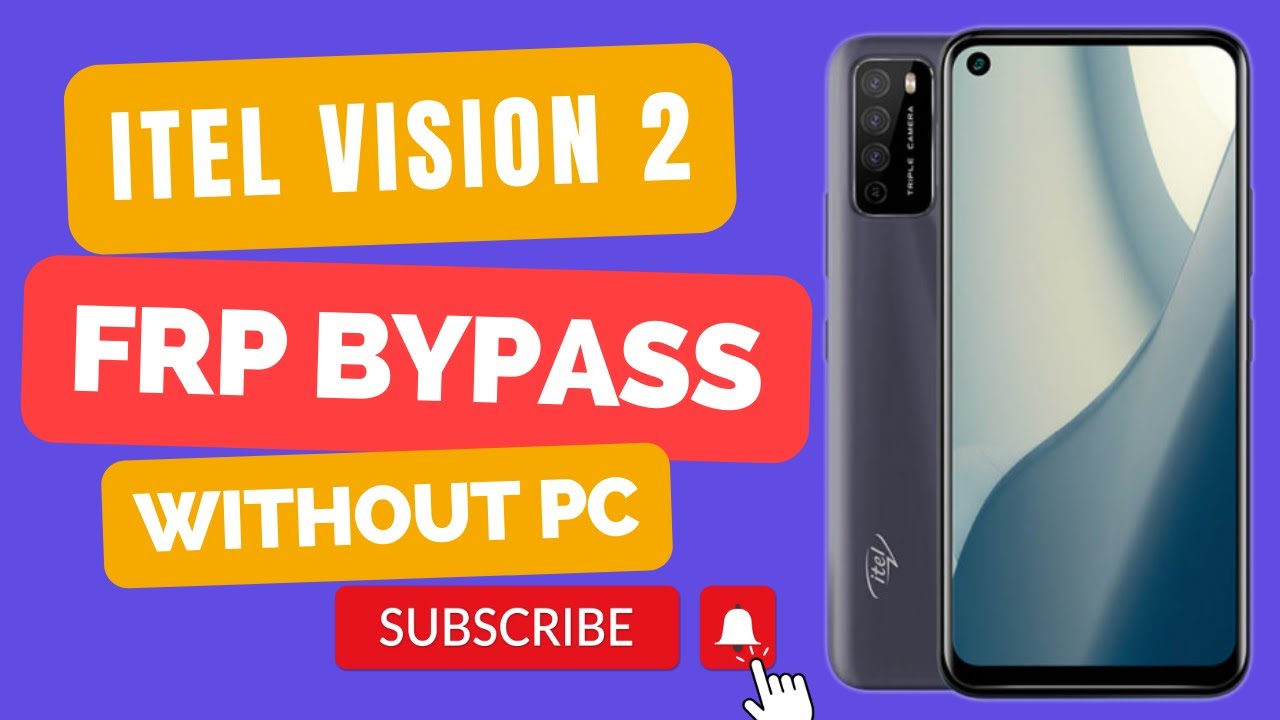Itel Vision 2 FRP Bypass | Itel L6503 Google Account remove ( Without ...