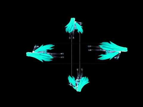 Hologram Vídeo - Menina Dançando