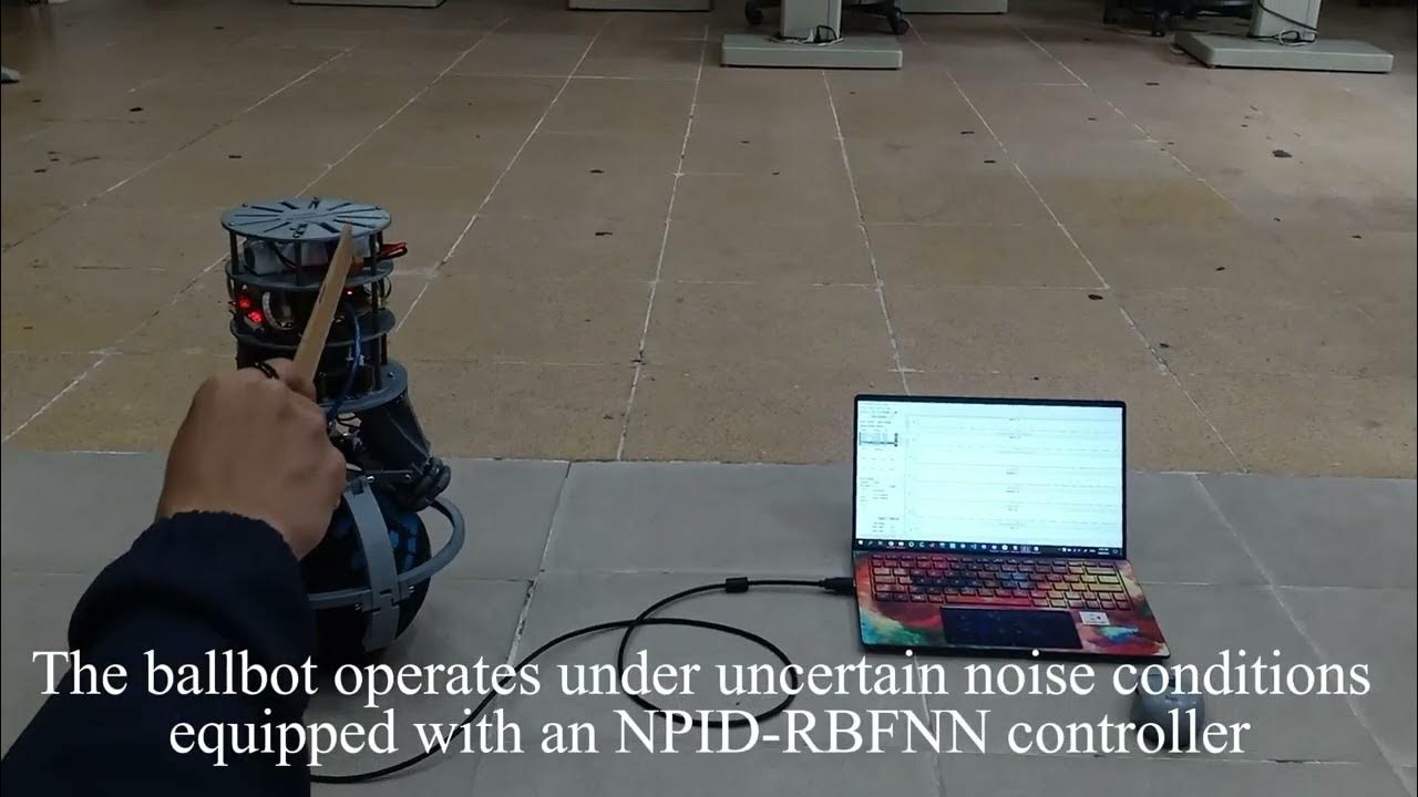 The ballbot operates self-balancing in two conditions, applying some ...