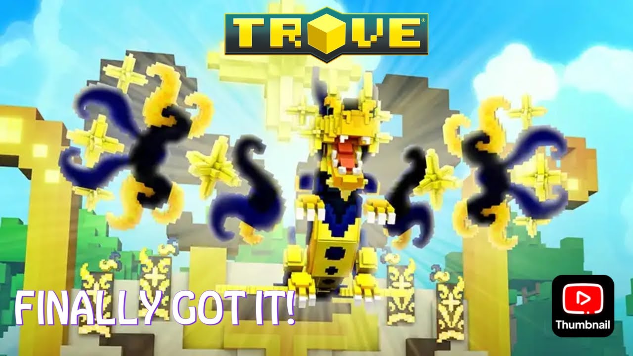 Finally got the new luxion dragon!: Trove Xbox - YouTube