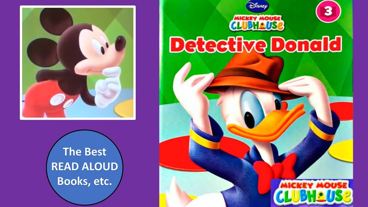 DETECTIVE DONALD, Mickey Mouse Clubhouse Read Aloud, Disney Storybooks ...