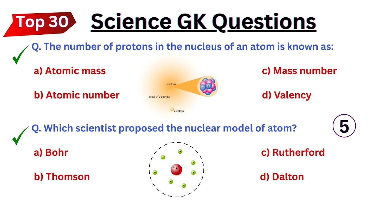 science gk question and answers | general knowledge quiz with answers ...