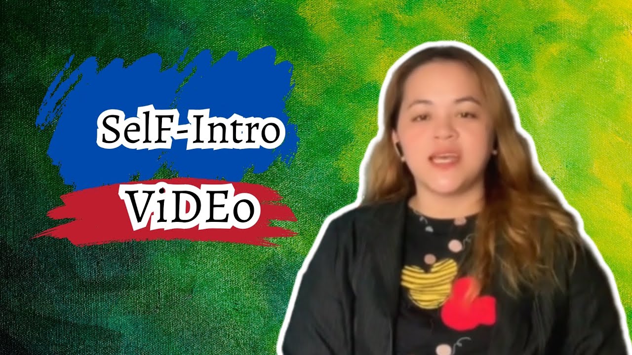 Self-intro Video - YouTube