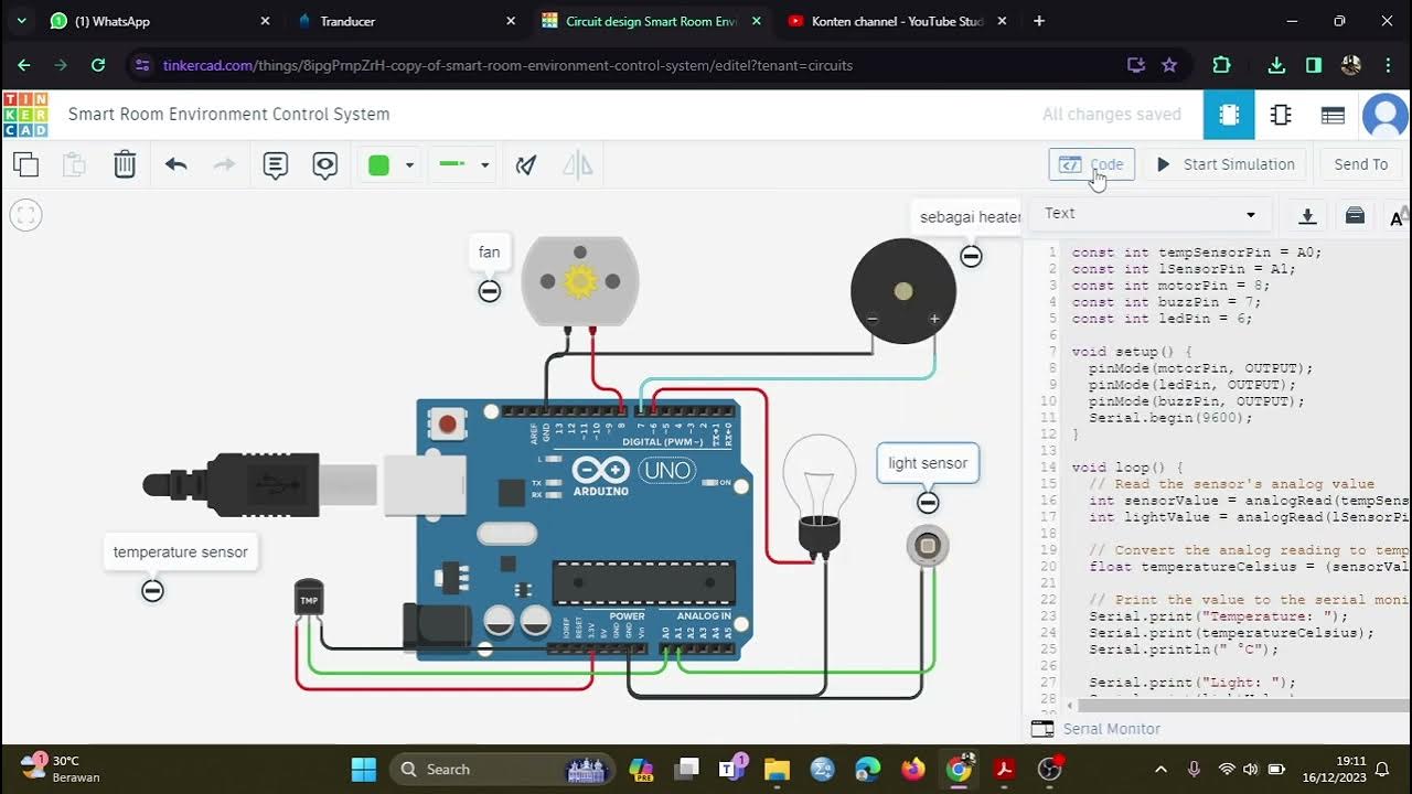 Forum 15 - Simulasi Arduino Menggunakan Tinkercad pada aplikasi sehari ...