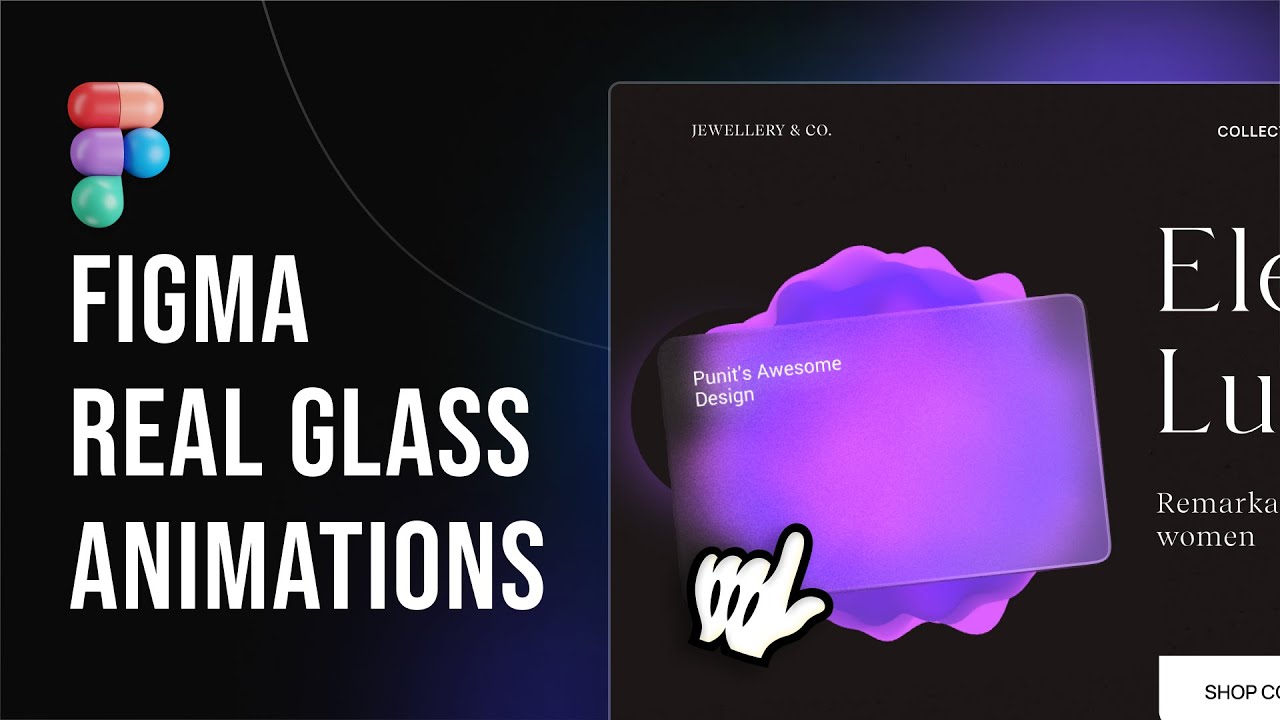 Real Glass Animations in Figma *Made Easy* | Design Essentials - YouTube