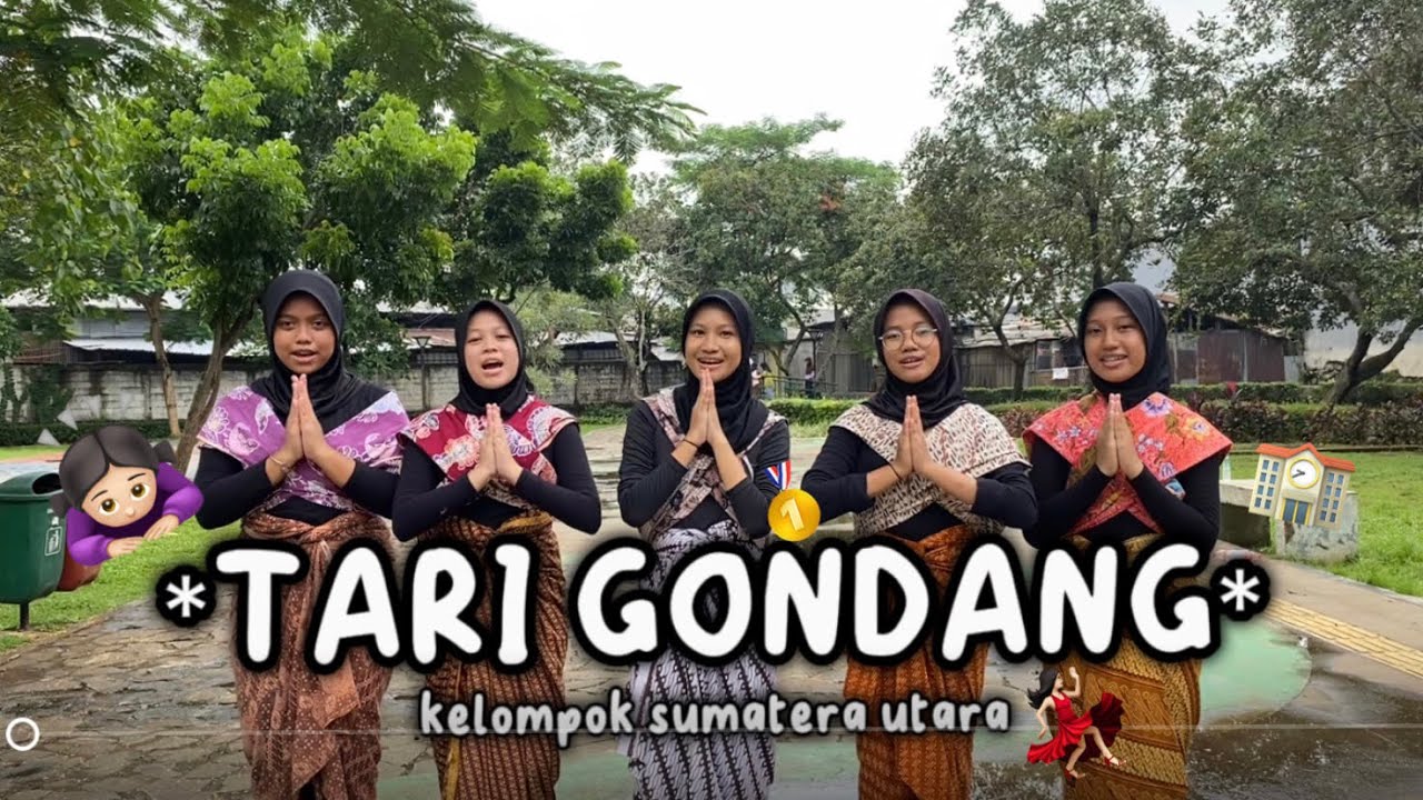 TARI GONDANG TUGAS PPKN, KELOMPOK SUMATERA UTARA - YouTube