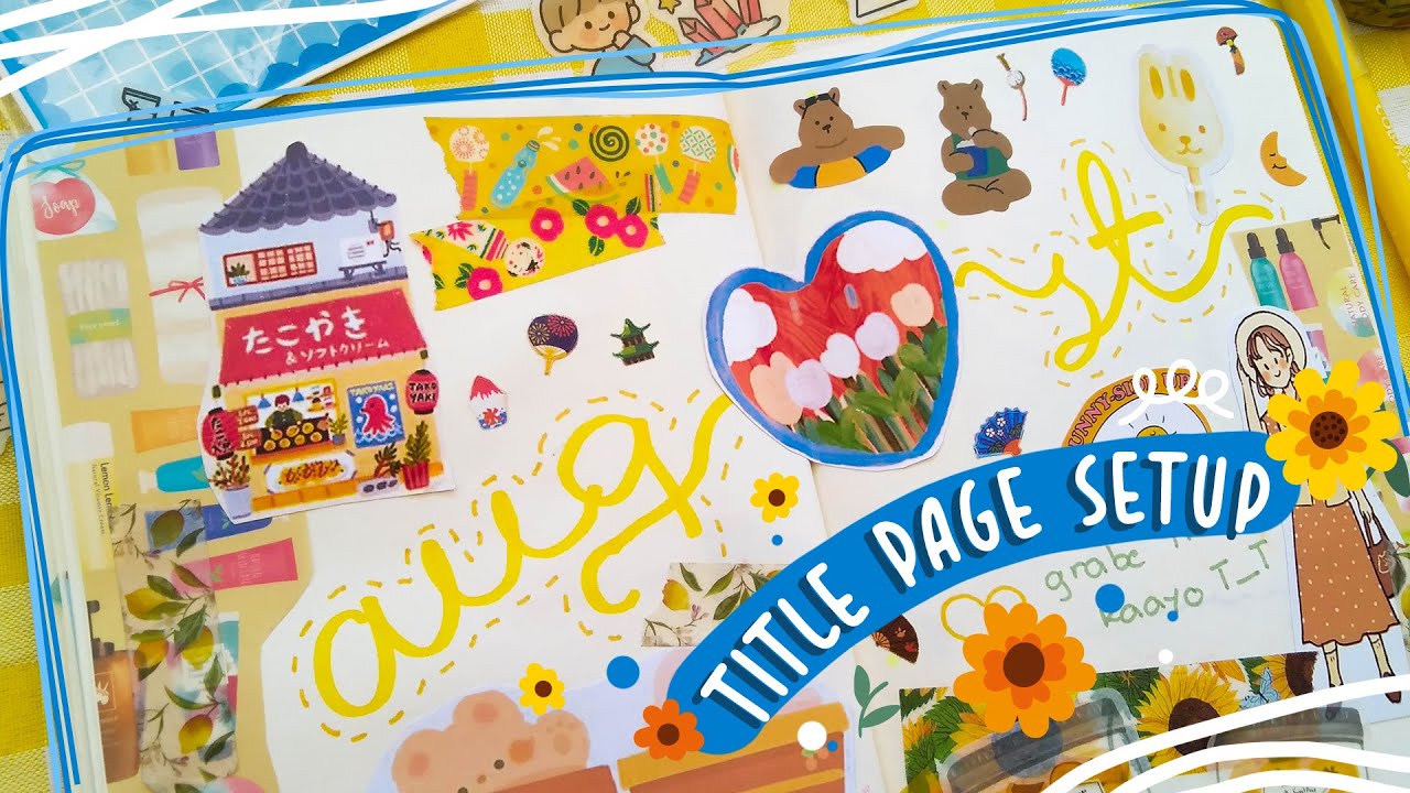 August Title Page Setup 2023 | Tweetums - YouTube