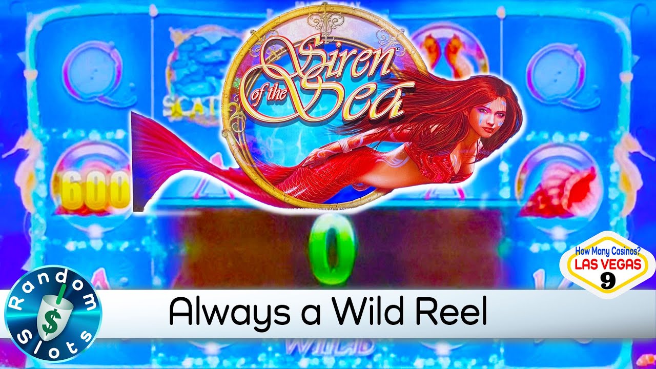 Siren of the Sea Slot Machine with Wild Reel - YouTube