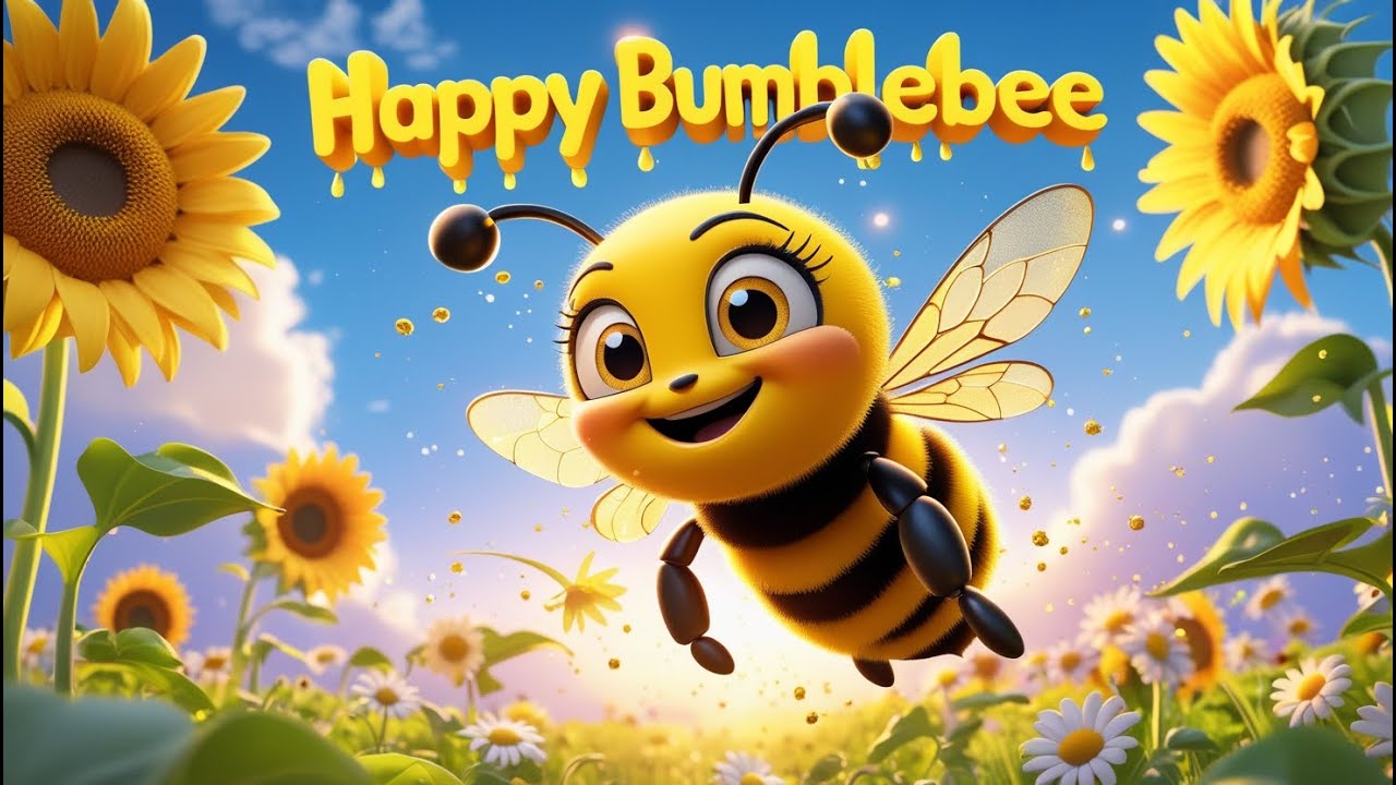 Happy Little Bumblebee Song 🐝 | Toddler Dance & Learn | Preschool ...